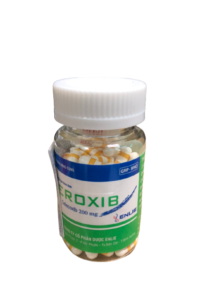 Beroxib Celecoxib 200mg Enlie (chai/100 Viên Nang)