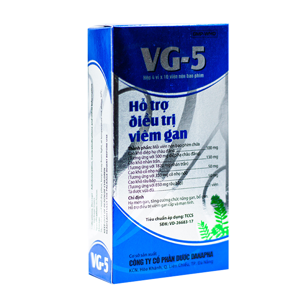 Viêm Gan Vg-5 Danapha (h/40v)