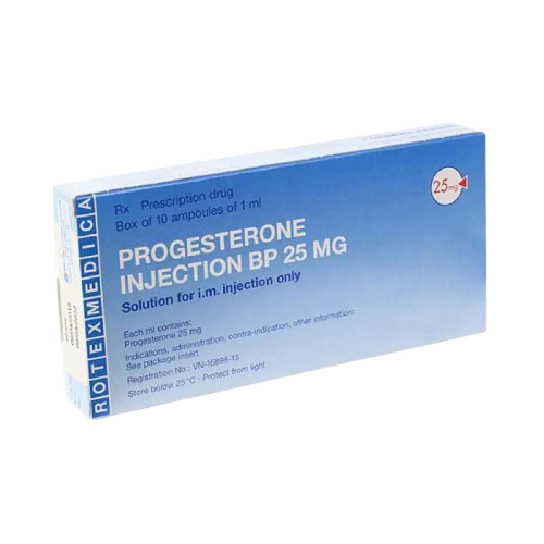 Progesterone 25mg Panpharma (h/10o/1ml)