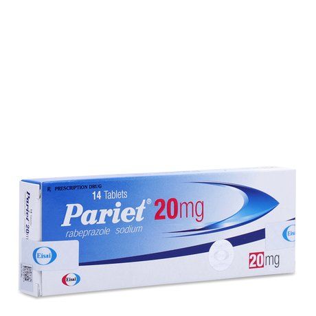 Pariet Rabeprazole Sodium 20mg Eisai Co (h/14v)