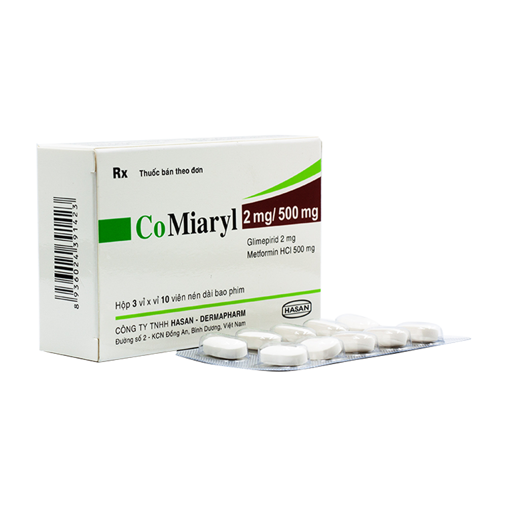 Comiaryl 2mg/500mg Hasan (h/30v)
