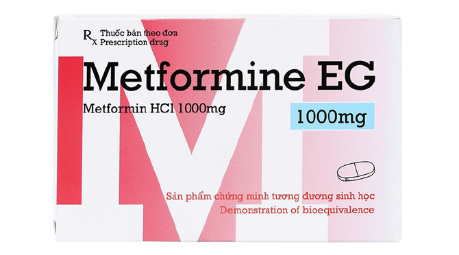 Metformine Eg 1000mg Pymepharco (h/30v Nén)