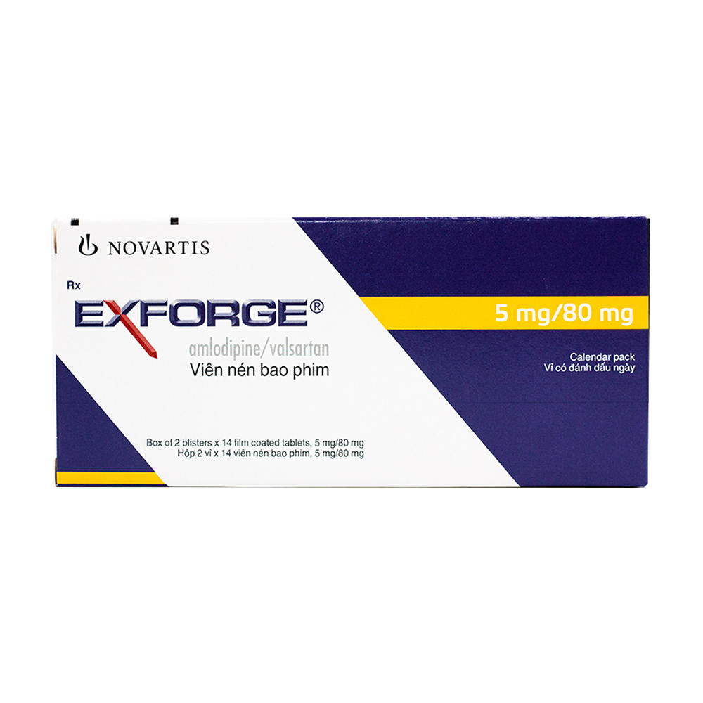 Exforge 5/80mg Novartis (h/28v)