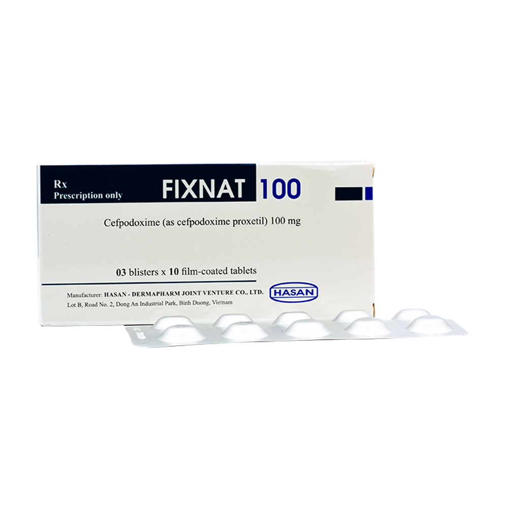Fixnat 100 Cefpodoxim 100mg Hasan (h/30v)