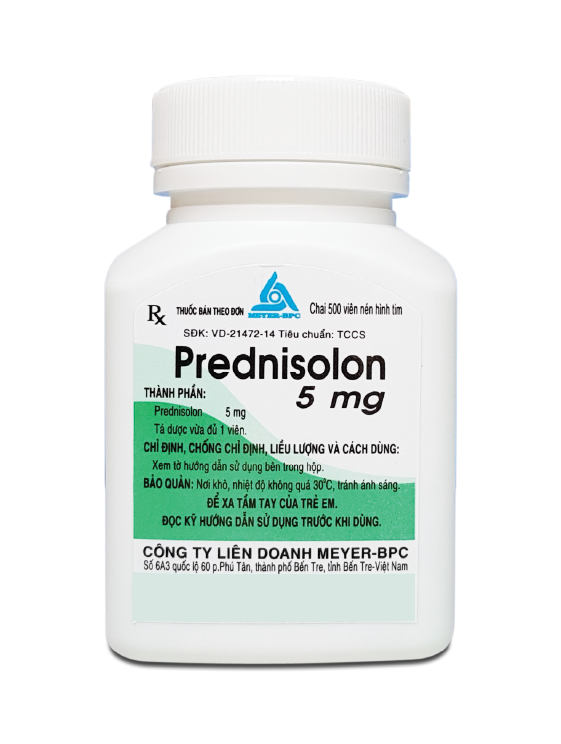 Prednisolon 5mg Meyer (c/500v)