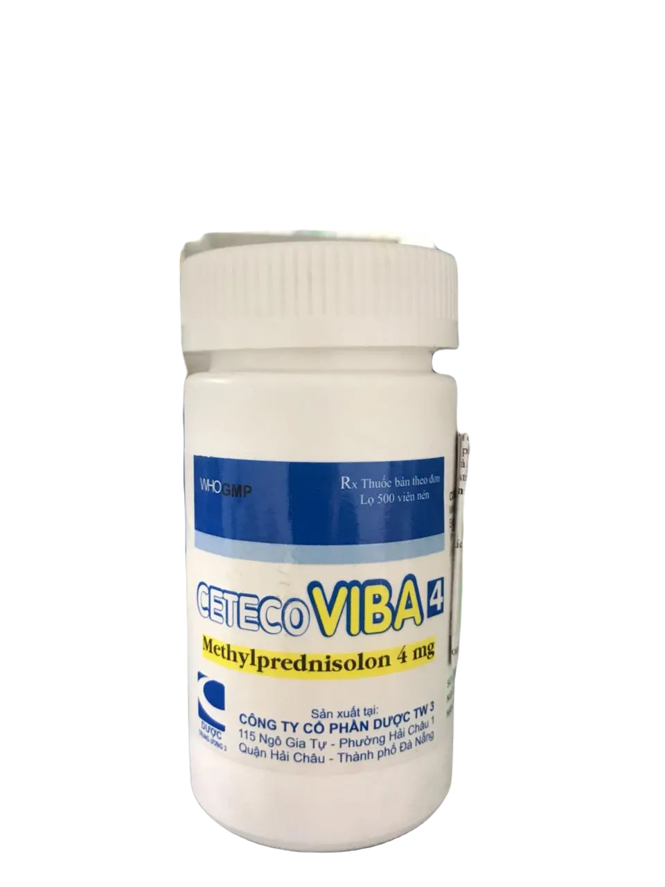 Ceteco Viba 4 Methylprednisolon 4mg (c/500v)