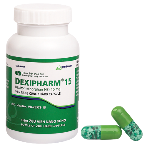 Dexipharm 15mg Imexpharm (chai/200viên Nang)