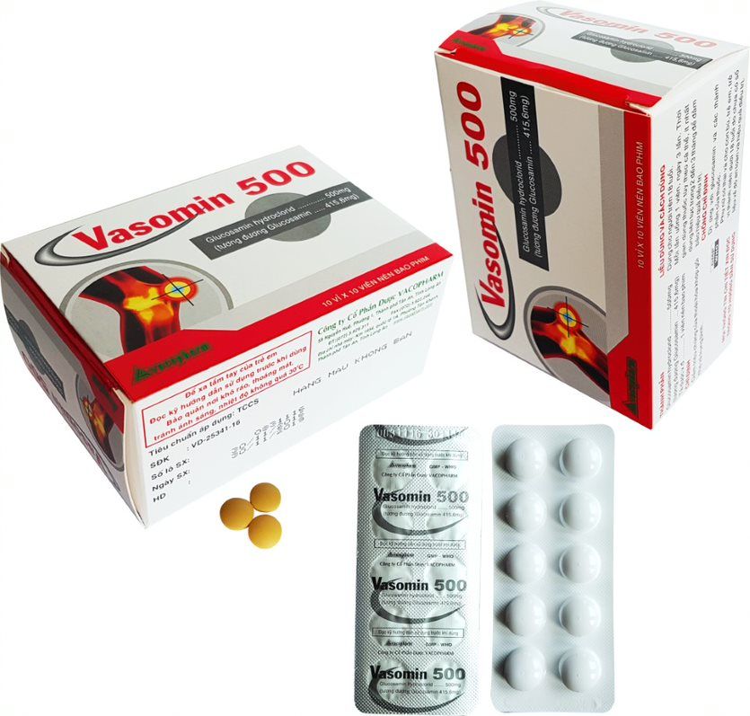 Vasomin 500 Vacopharm (hộp/100 Viên Nén)