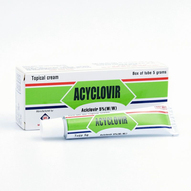 Kem Bôi Da Acyclovir 5% Medipharco (t/5gr)
