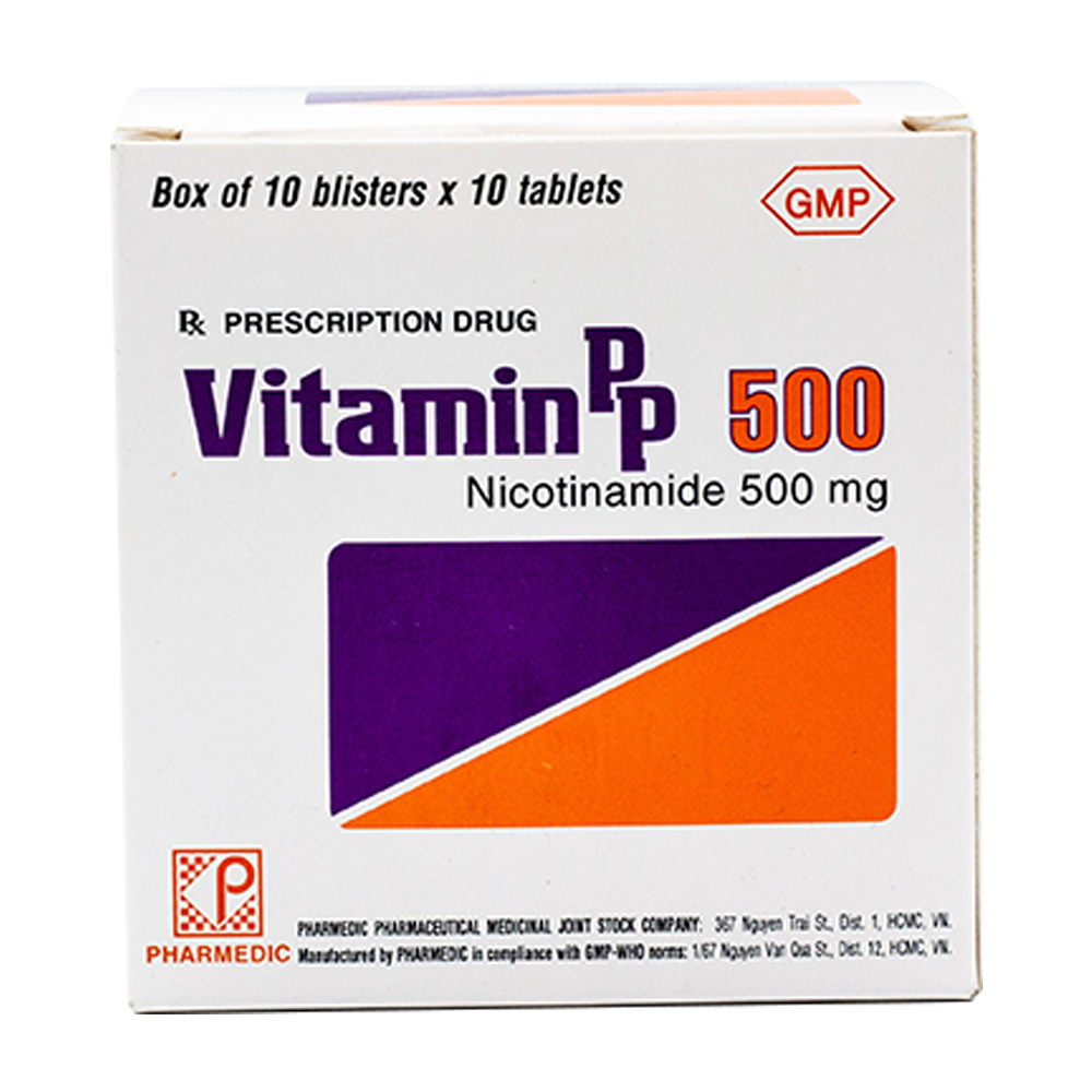 Vitamin Pp 500mg Pharmedic (h/100v)