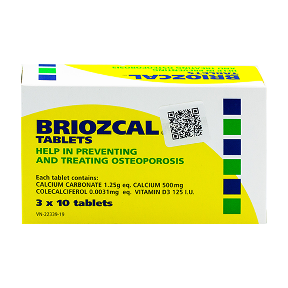 Briozcal Tablets Bridge Healthcare (h/30v)