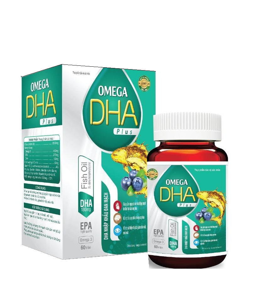 Dầu Cá Omega Dha Plus Hải Linh (c/60v)
