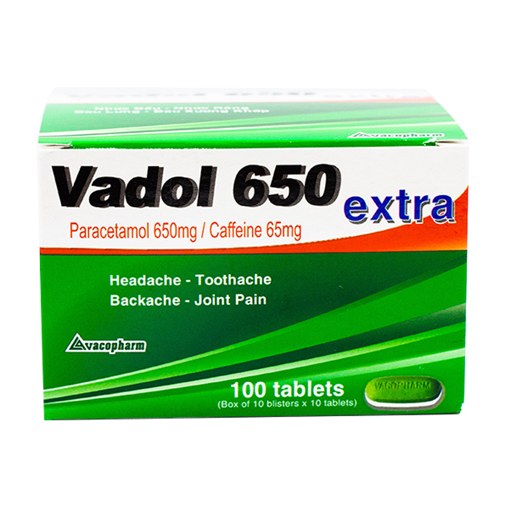 Vadol 650 Extra Vacopharm (h/100v)