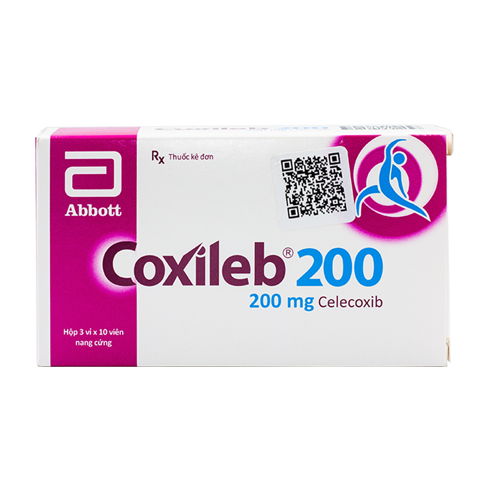 Coxileb Celecoxib 200mg Abbott (hộp/30viên Nang)