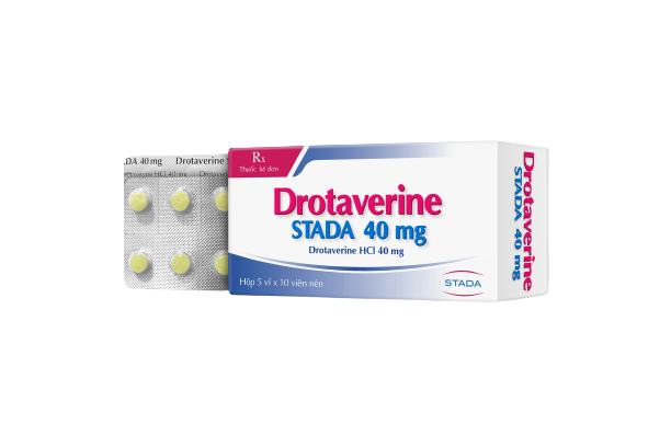 Drotaverin 40mg Stada (hộp/50 Viên Nén)