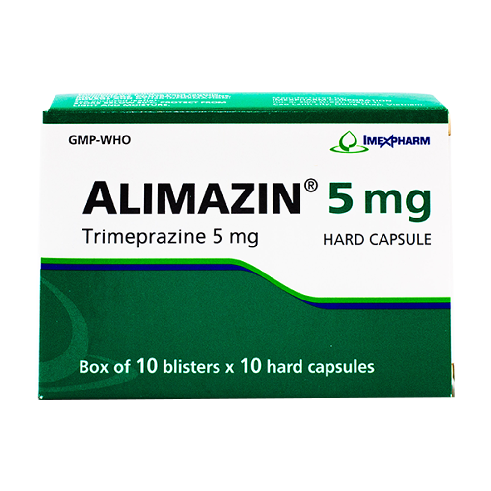 Alimazin Trimeprazin 5mg Imexpharm (h/100v)