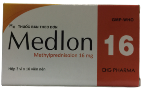 Medlon Methylprednisolon 16mg Dhg Pharma (h/30v)