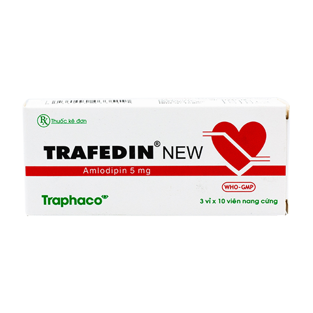 Trafedin New Amlodipine 5mg Traphaco (h/30v)