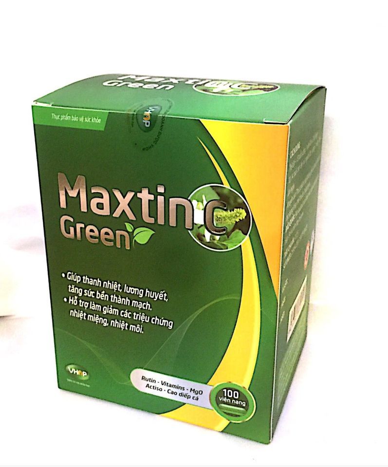 Viên Uống Thanh Nhiệt Maxtin C Green Vhop (h/100v)