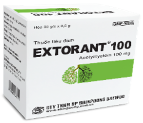 Extorant Acetylcysteine 100mg Shinpoong (h/30g/0.5gr)