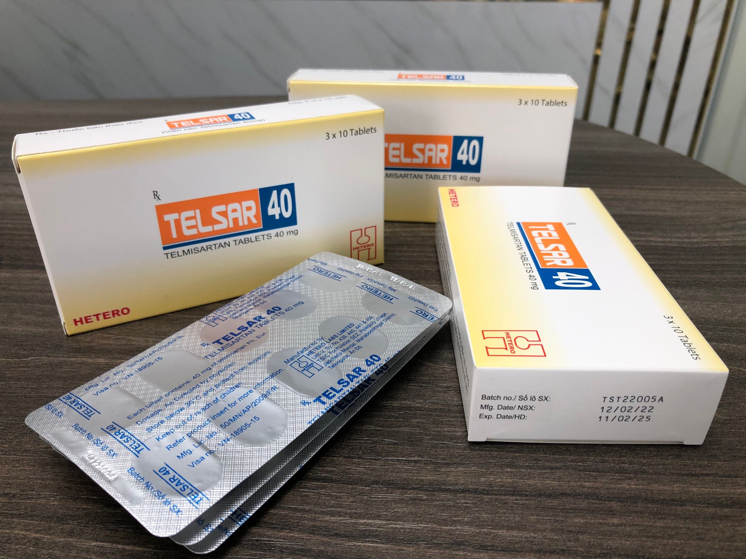 Telsar 40 Telmisartan 40 Mg Hetero (h/30v)