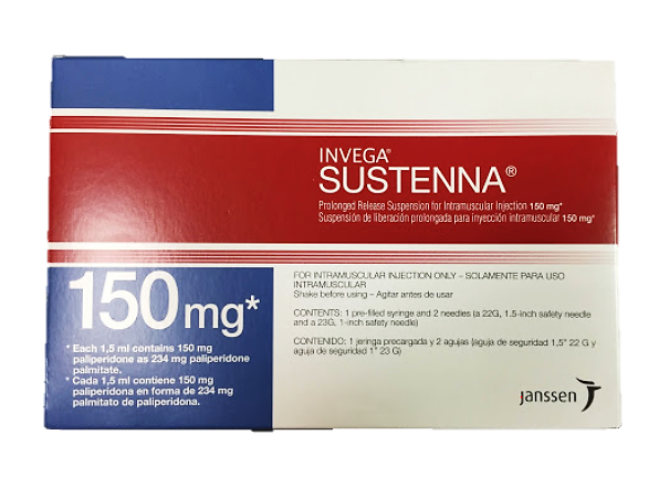 Invega Sustenna Paliperidon 150mg/1.5ml Janssen (h/1o)