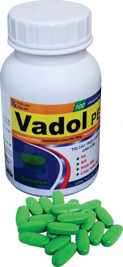 Vadol Pe Vacopharm (c/100v Nén Dài)
