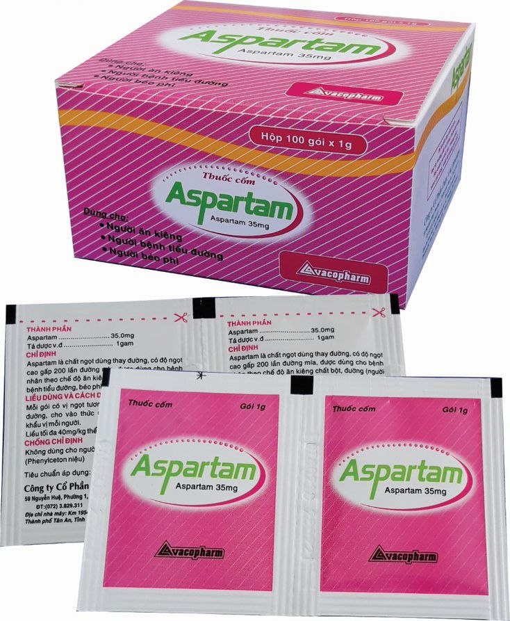 Aspartam 35mg Vacopharm (h/100g)