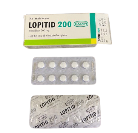 Lopitid Bezafibrat 200mg Hasan (h/30v)