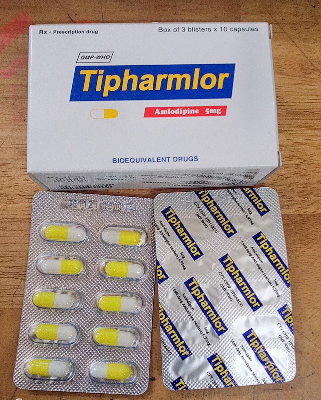 Tipharmlor Amlodipin 5mg Tipharco (h/30v)