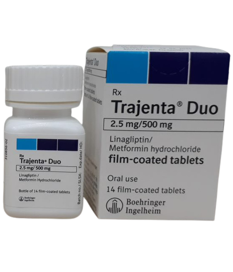 Trajenta Duo 2.5mg/500mg Boehringer (c/14v)