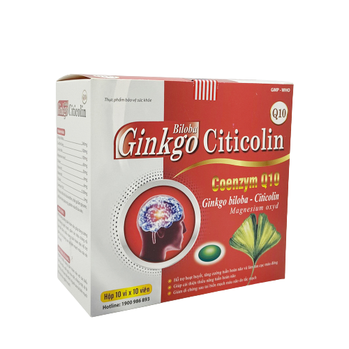Ginkgo Citicolin Coenzym Q10 Mediusa (h/100v)