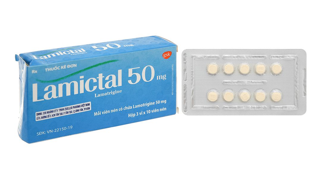 Lamictal Lamotrigine 50mg Gsk (h/30v)
