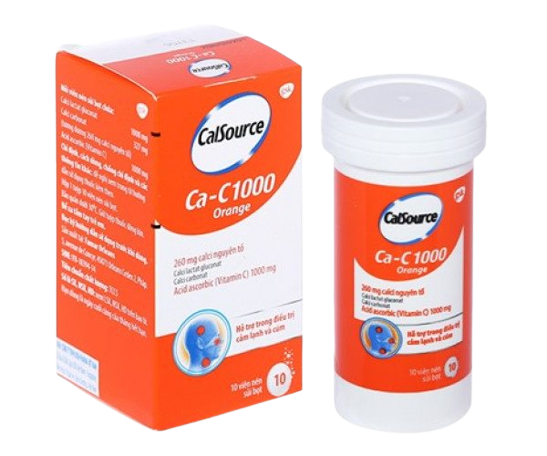 Calsource Ca C 1000 Orange Gsk (h/10v)