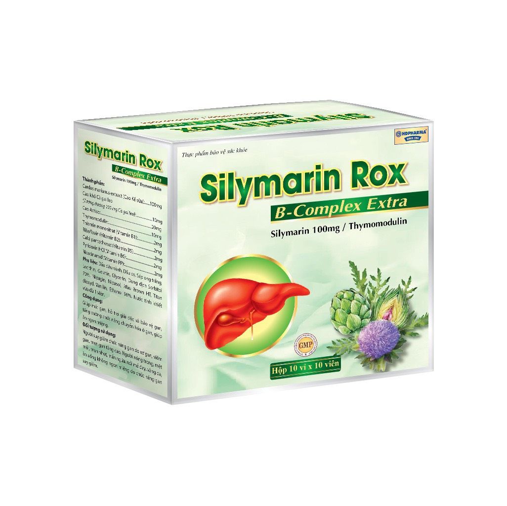 Bổ Gan Silymarin Rox Hd Pharma (h/100v)