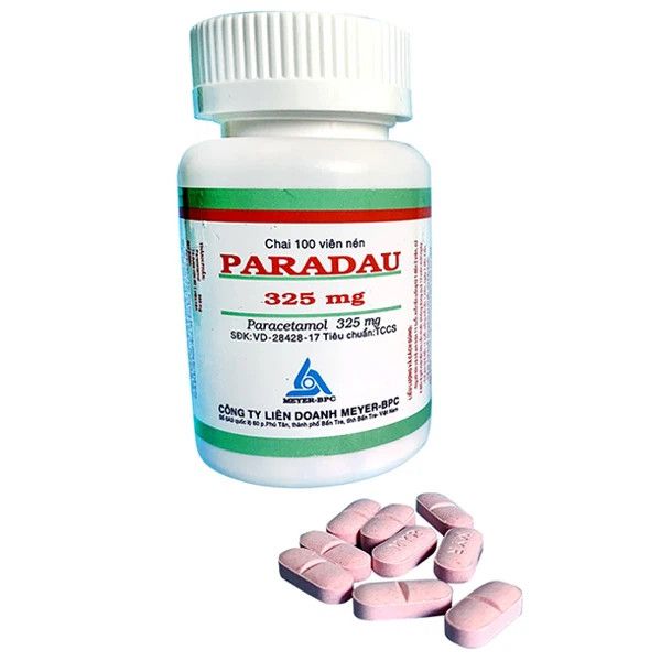 Paradau Paracetamol 325mg Meyer Bpc (c/100v)