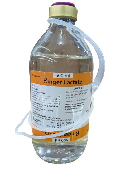 Ringer Lactat Kabi Chai Sành (c/500ml)