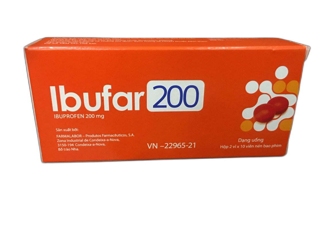 Ibufar Ibuprofen 200mg Farmalabor (h/20v)