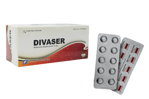 Divaser Betahistin 8mg Davipharm (h/100v)