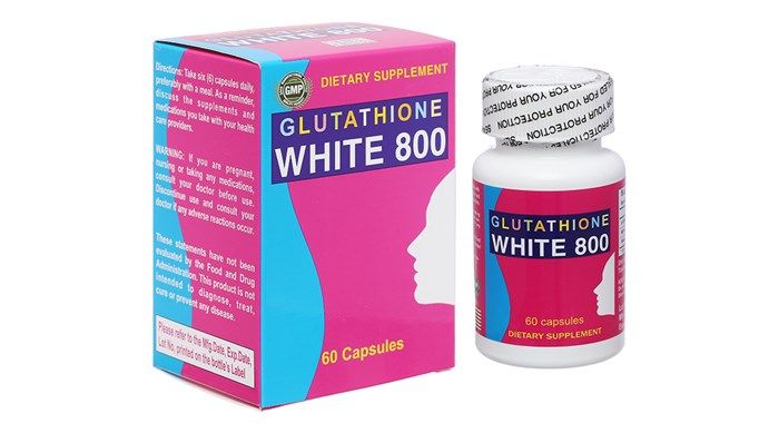 Glutathione White 800 Rose Nutrapharrma (c/60v)