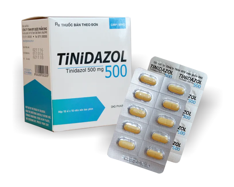 Tinidazol 500 Dhg (hộp/100 Viên Nén)