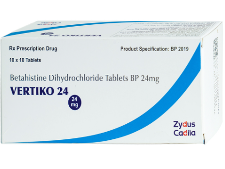 Vertiko Betahistin 24mg Zydus Cadila (h/100v)