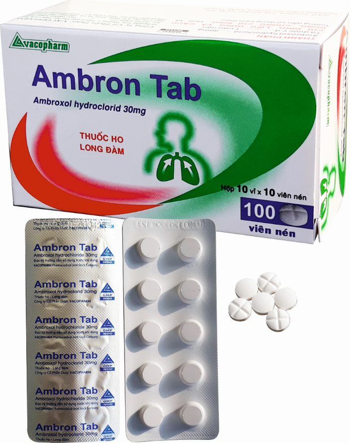 Ambron Tab Ambroxol 30mg Vacopharm (h/100v)