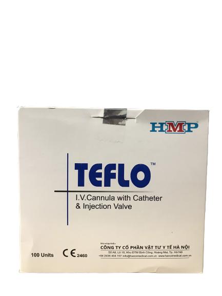 Kim Luồn Tĩnh Mạch 24g Teflo Harsoria (h/100c)