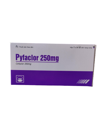 Pyfaclor Cefaclor 250mg Pymepharco (h/12v Nang)