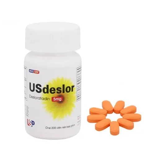 Usdeslor Desloratadin 5mg Usp (c/200v)