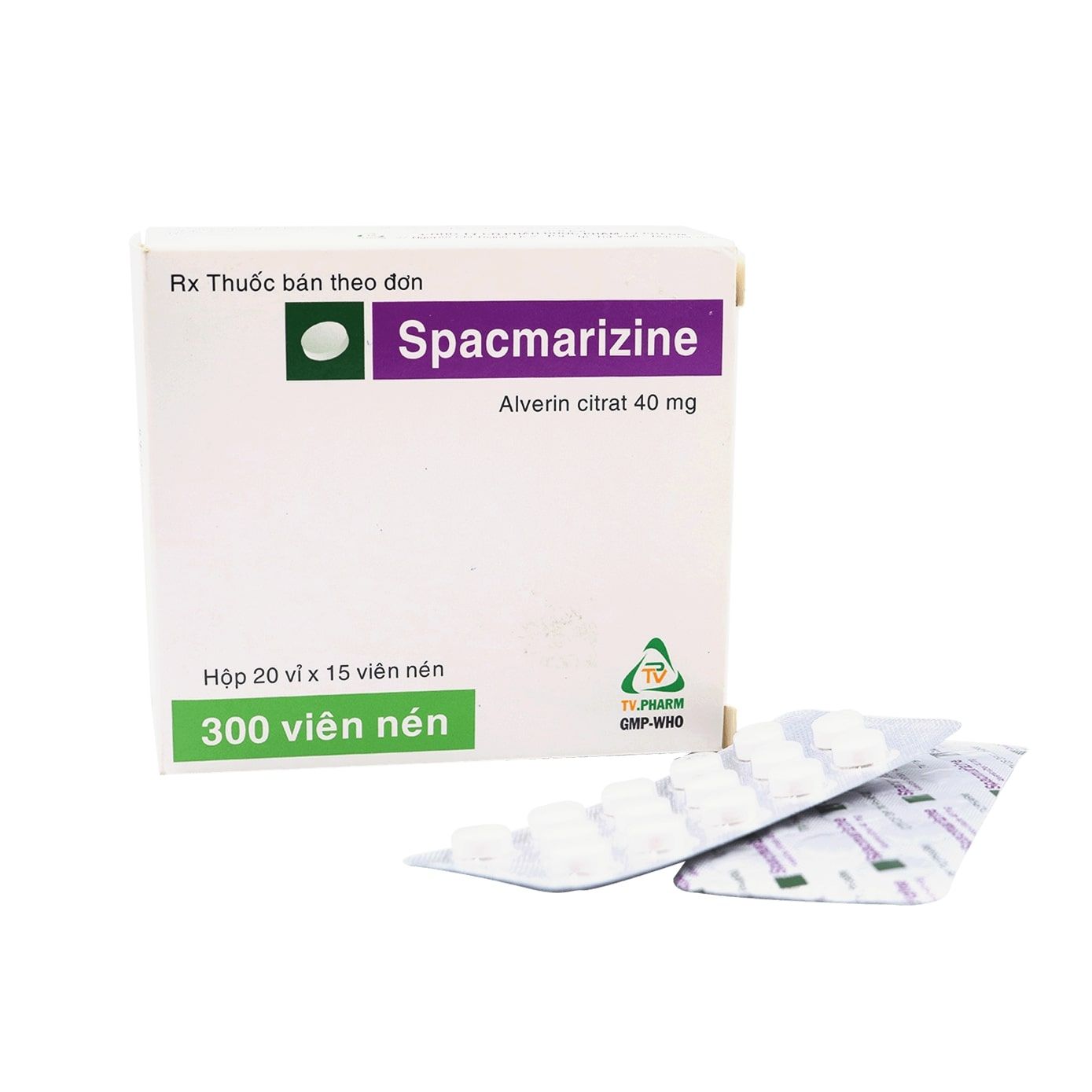 Spacmarizine Alverin 40mg Tv.pharm (h/300v)