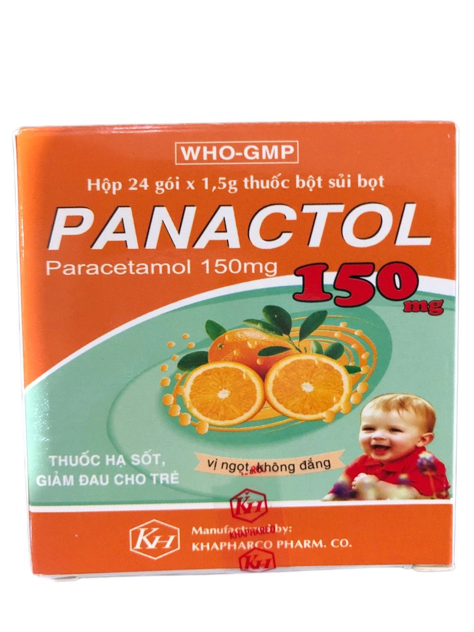 Panactol Paracetamol 150mg Khapharco (h/24g/1.5gr)