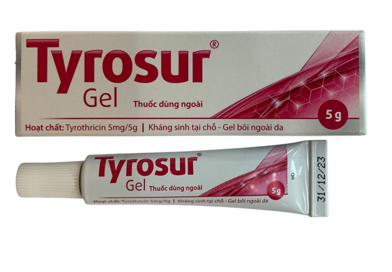 Tyrosur Gel Tyrothricin 5mg/5g Engelhard (t/5gr)