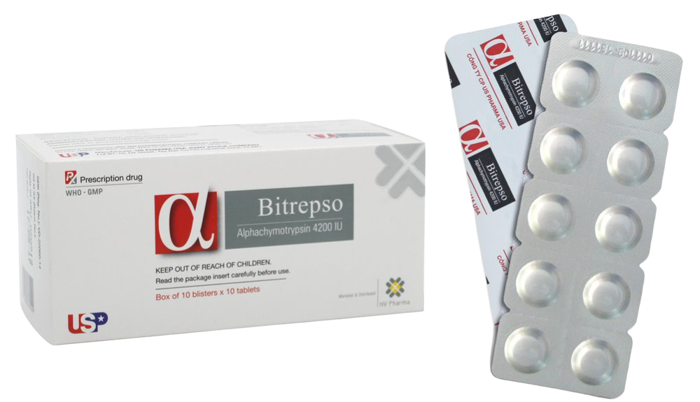 Bitrepso Alphachymotrpsin 4200 Usp (h/100v)